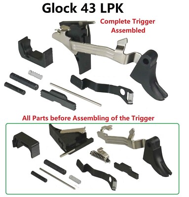 Fits Glock 43 Lower Parts LPK Kit Complete For G43 Replacement Parts | eBay