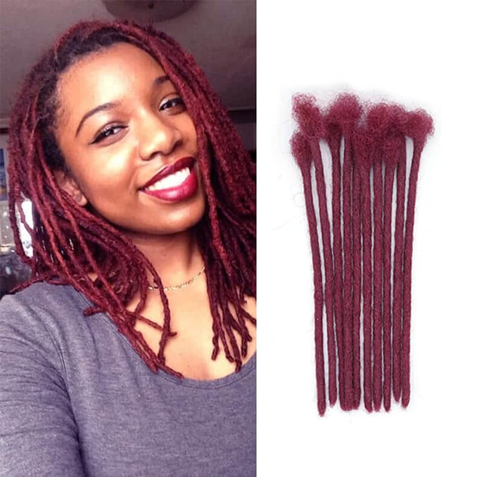 Ombre Handmade Crochet Dreadlocks 100% Human Hair Locks Dreads ...