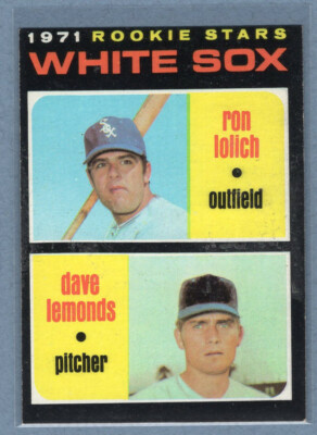 1971 Topps #458 White Sox Rookies (st) VG GO550 | eBay
