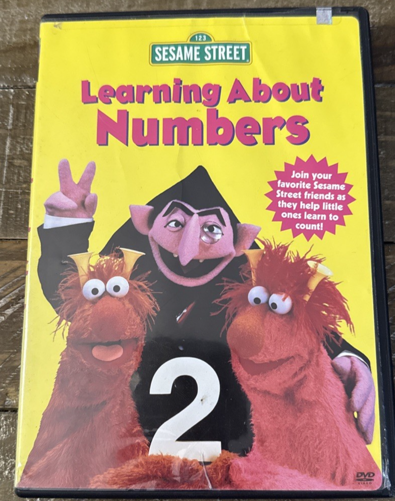Sesame Street Learning About Numbers DVD-Rare Vintage-SHIPS N 24 HOURS ...