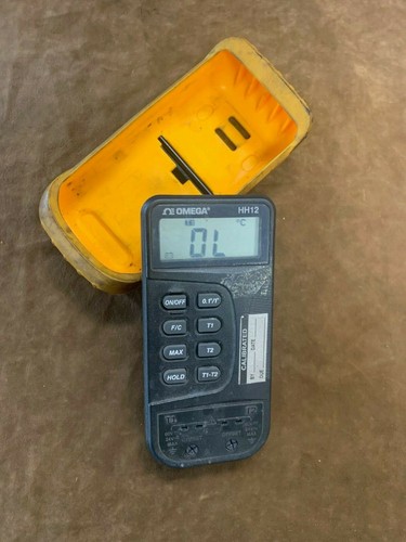 OMEGA HH12 Thermocouple Meter Thermometer | eBay