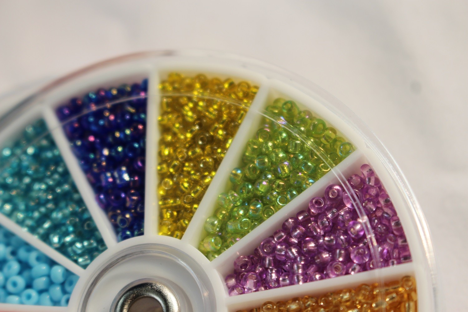 24 Colors Fly Tying Beads Glass Ceramic Mimic Nymph Head Shrimp Crab ...