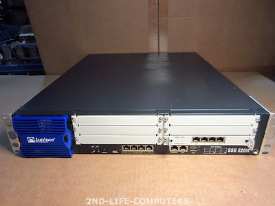Juniper SSG 520M SSG-520M-SH 8-Ports Networking Security Appliance VPN ...