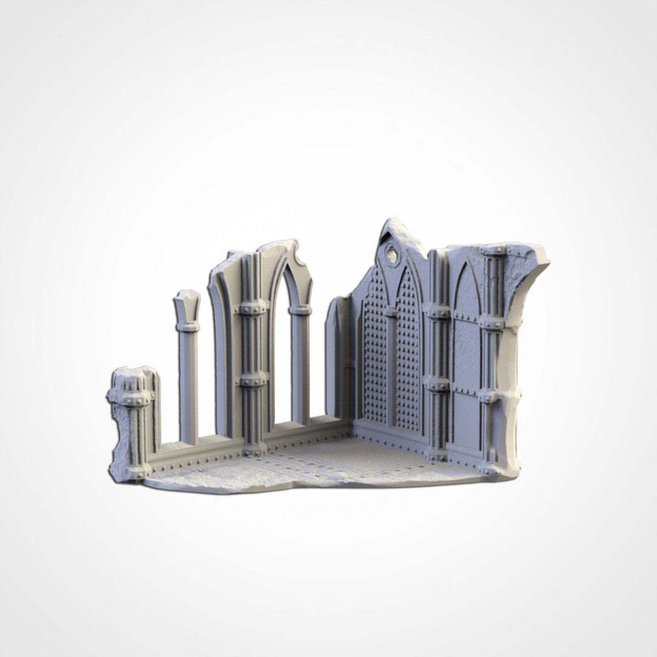 Cathedral Ruins | 28mm-32mm | Tabletop Terrain | eBay