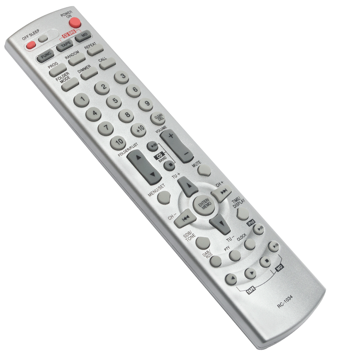 RC-1034 Remote Control for Denon Audio System DRA-F102 RCD-M33 DCD-F102 ...