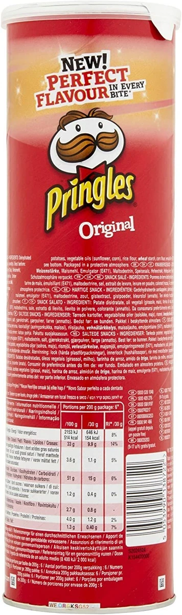 Pringles Original Ingredients
