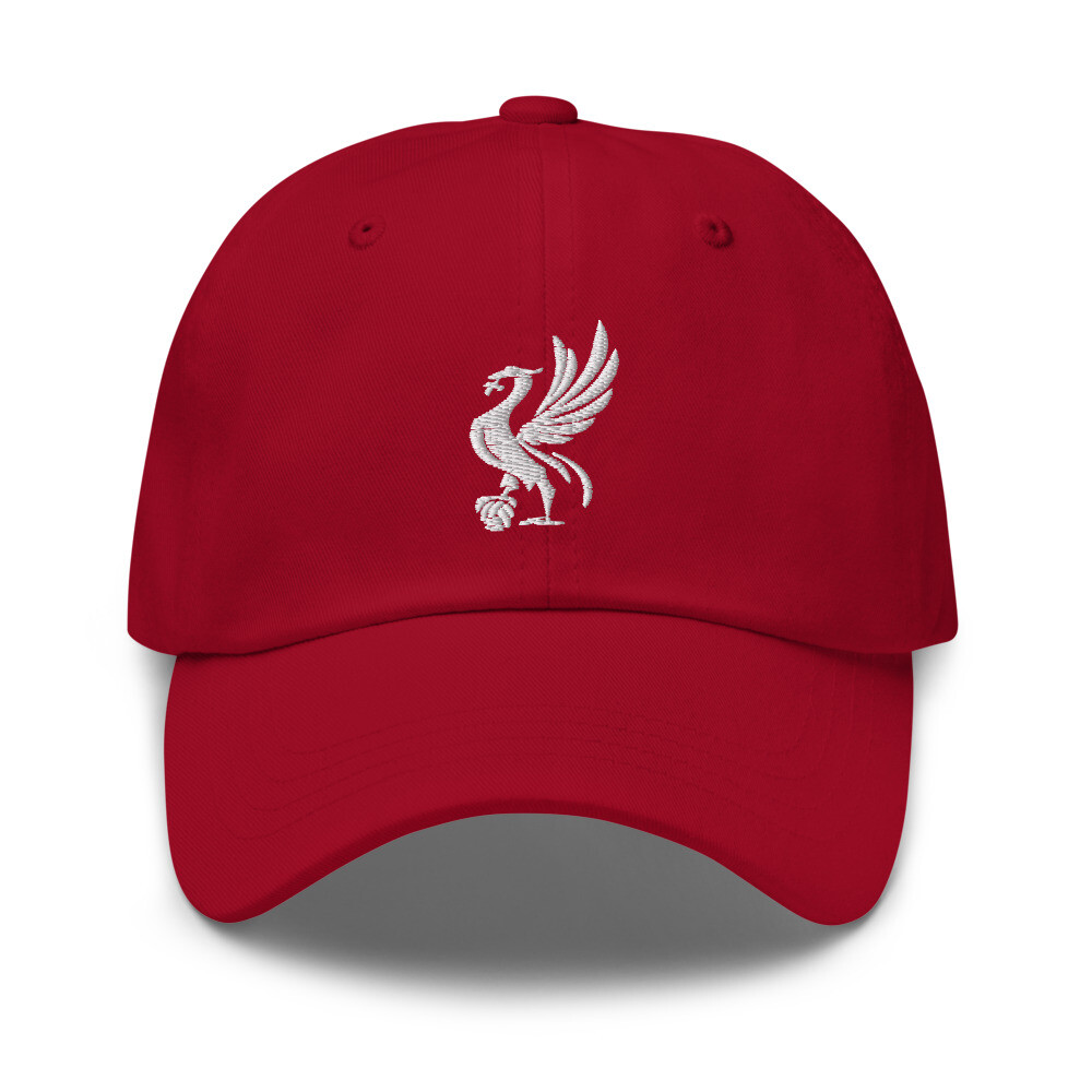 Liverpool Minimalist Design Embroidered Vintage Dad Hat Soccer Football ...