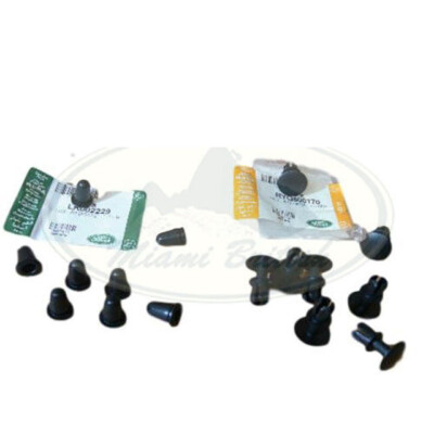 LAND ROVER EXTERIOR PILLAR MOLDING CLIP SET x16 RR SPORT LR115125 ...