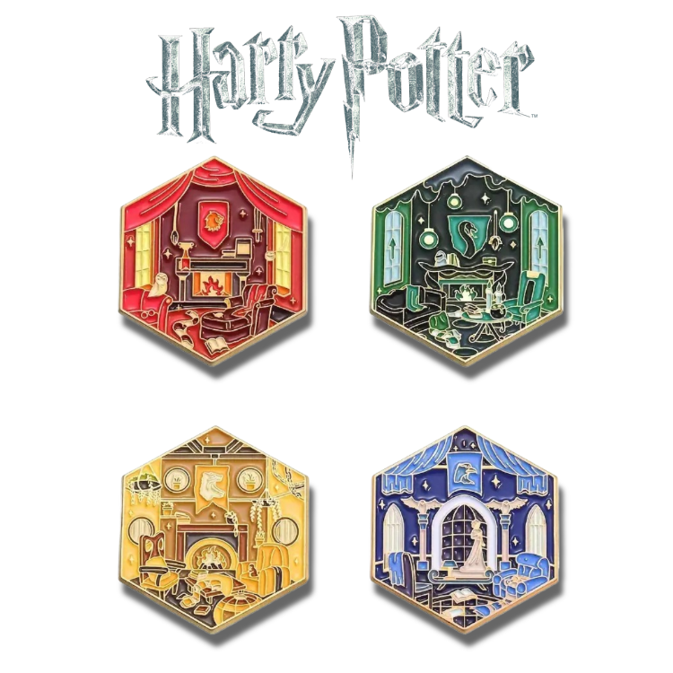 Wizarding World Of Harry Potter Trading Pin Set Tiny Teeny House Crest