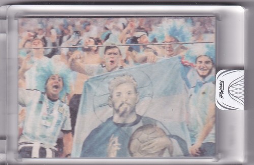 Fansmall 2022 Argentina Soccer Card No 11 Lionel Messi Sketch Ultra ...