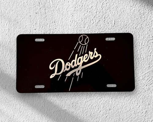 Los Angeles Dodgers. Laser Engraved License Plate. Made From Aluminum ...
