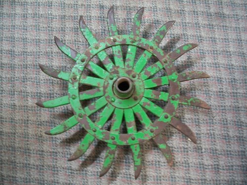 FARM SPIKE 19" WHEEL IRON Disk Plow Harrow SUNFLOWER ROTARY HOE JOHN ...