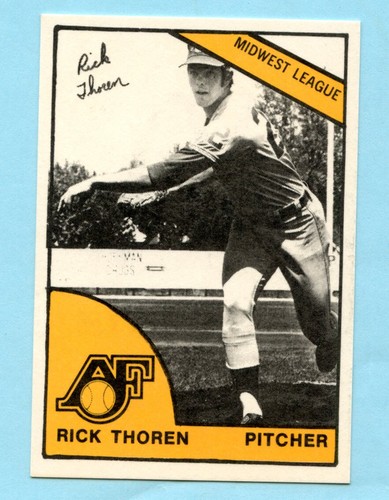 1977 TCMA Minor League Appleton Foxes - Rick Thoren - Box 163 | eBay