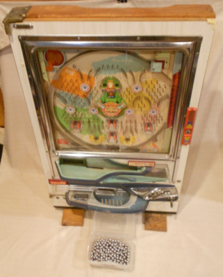 Vintage Nishijin Pachinko Japanese Arcade Pinball Machine -FOR PARTS or ...