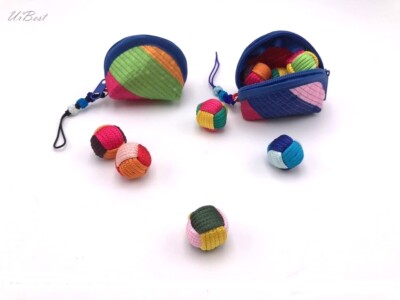 Korean Traditional Catching play Gonggi Jackstone Game 1 Rainbow case x ...