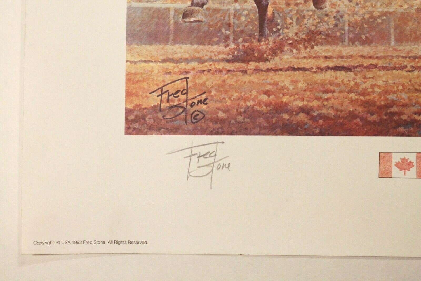 Fred Stone Signed "Dance Smartly" Lithograph Pat Day Winner 1991 ...