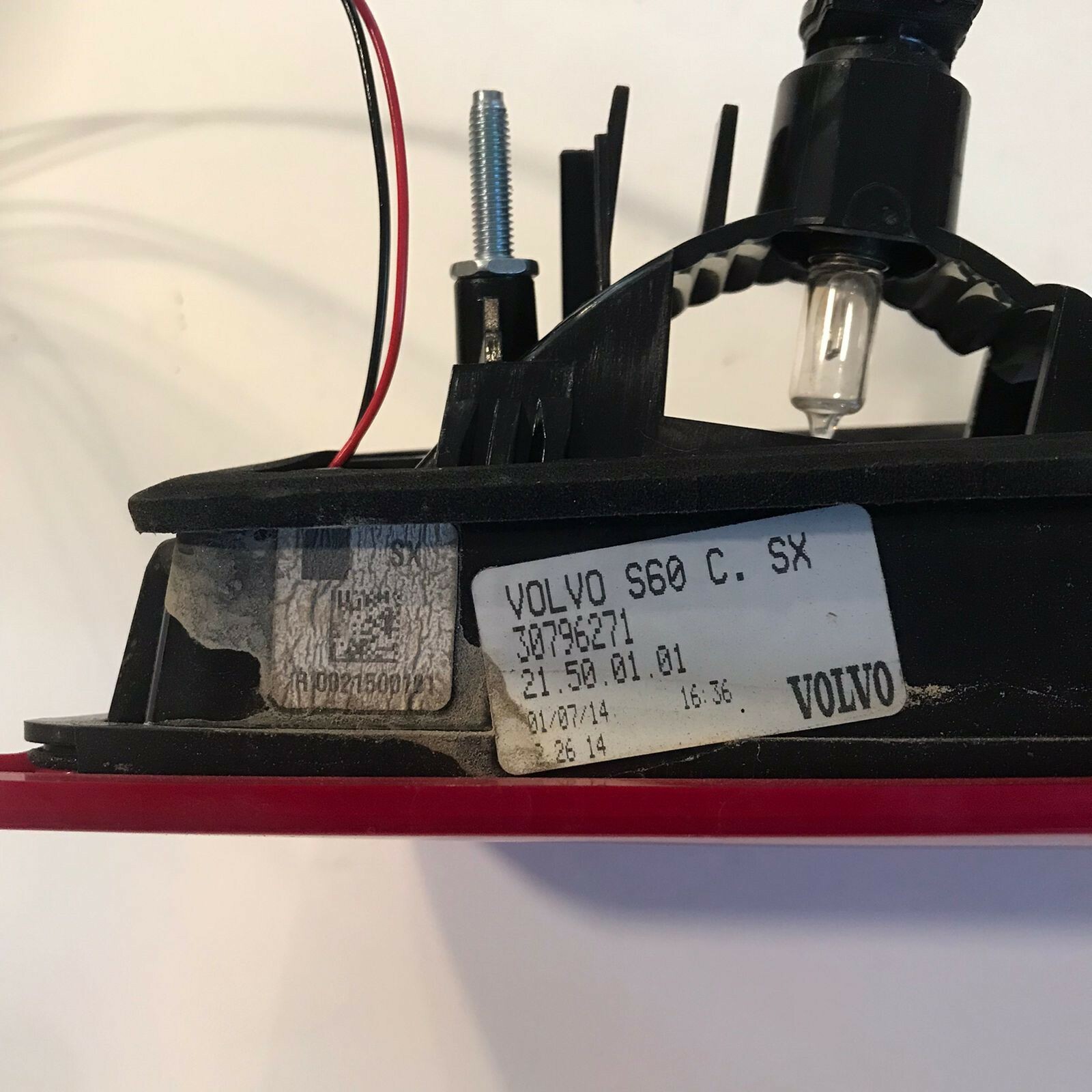 2011-2018 Volvo OEM Left Trunk Mounted Tail Light 30796271 for S60 11 ...