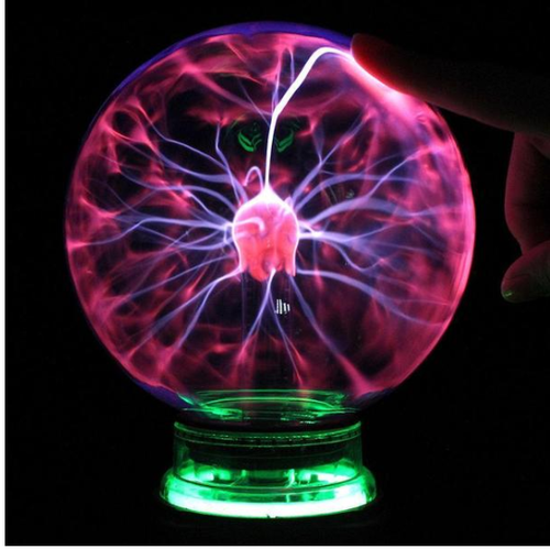 Plasma Lightning Ball Electronic Magic Light Electrostatic Induction Ball Magic | eBay