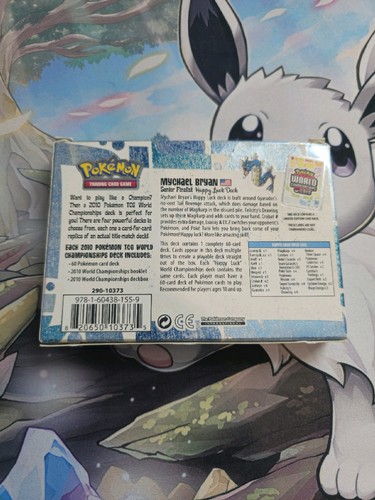 Pokemon 2010 World Championships Deck - Mychael Bryan Happy Luck New ...