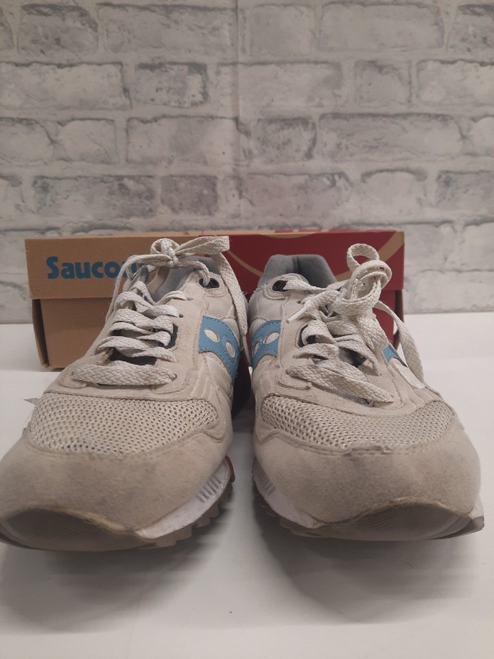Men's SAUCONY Grid 9000 Trainers Grey In Original Box UK Size 8- CG G23 ...