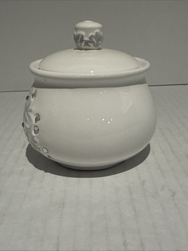 Vintage KF Porcelain Bedazzled Pot / Jar With Lid 3” Tall | eBay