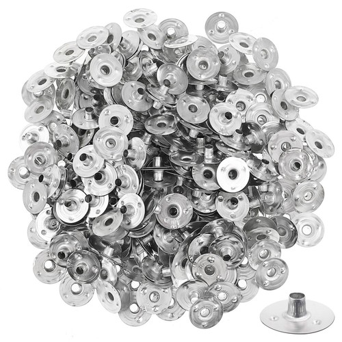 300 Pcs Candle Wick Base Candles Making Supplies Tab for Tabs Metal ...