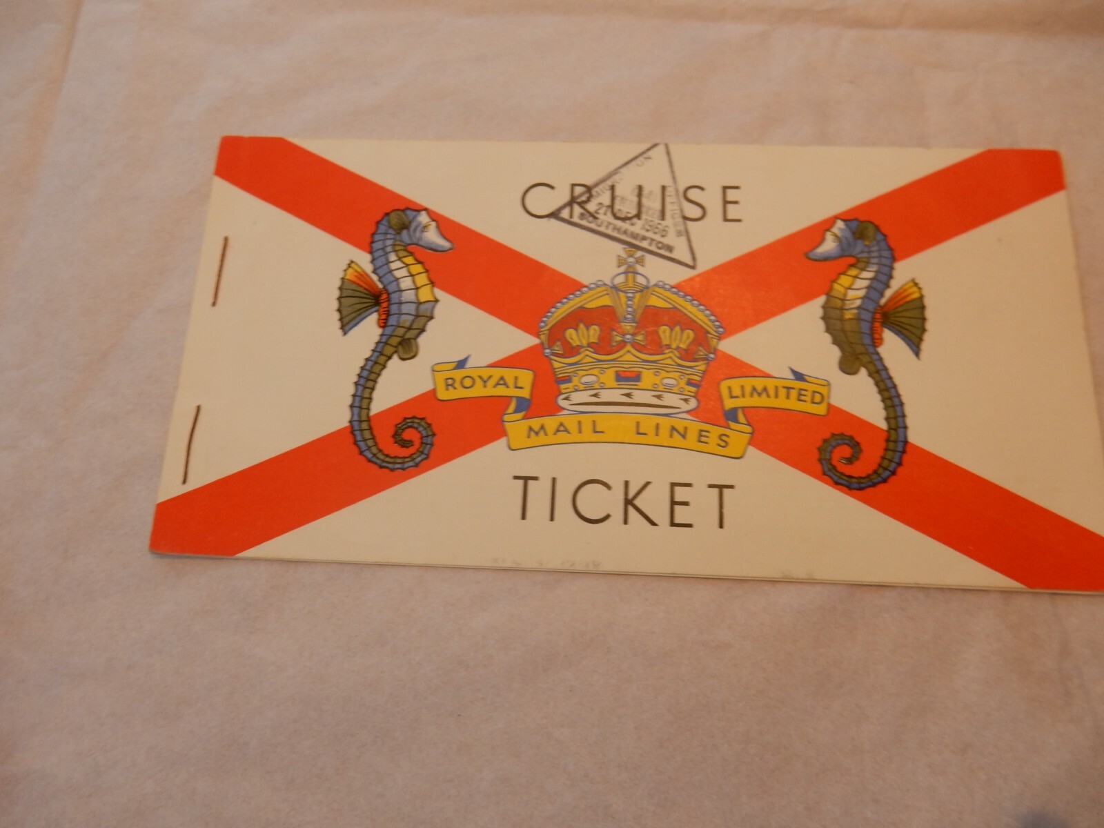 Royal Mail line LEAFLET 1966 RMS ANDES TICKET 200 X 100 mm | eBay UK