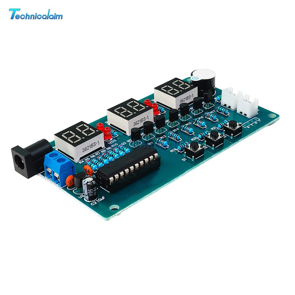 6-bit LED Digital Electronic Clock DIY Kit 51 Microcontroller Circuit ...