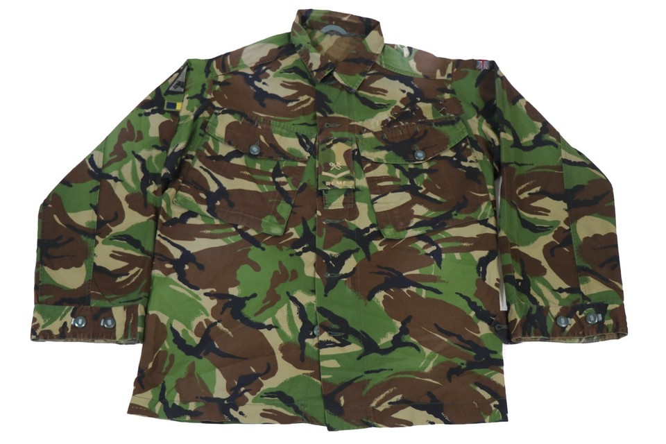 Large Reg (180/104) British Woodland DPM Jacket Shirt Uniform Army ...