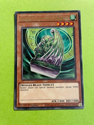Yugioh Barrier Statue of the Stormwinds MAGO EN114 Rare 1st ED | eBay ...
