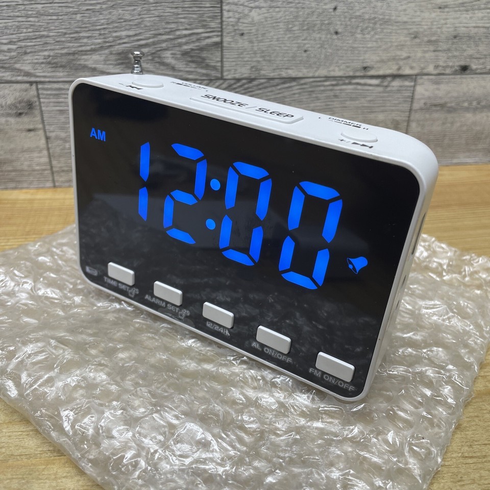 Alarm Clock Digital Clock Radio Alarm FM Radio Clock with Multiple ...