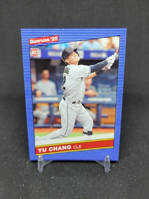 Yu Chang 2020 Panini Donruss Baseball Retro 1986 VARIATION RC No. 259 ...