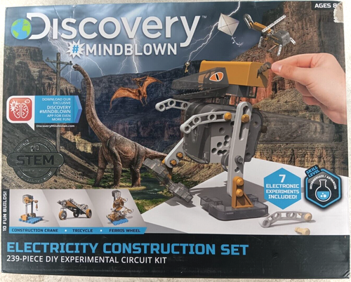 Discovery #MINDBLOWN Electricity Construction STEM Set 10 Robotic Build ...