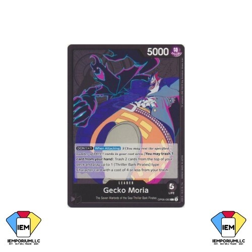 One Piece TCG English Leader NM Gecko Moria Op06-080 | eBay