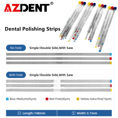 Dental Saw Diamond Polishing Finishing Strips Orthodontic IPR Strip ...