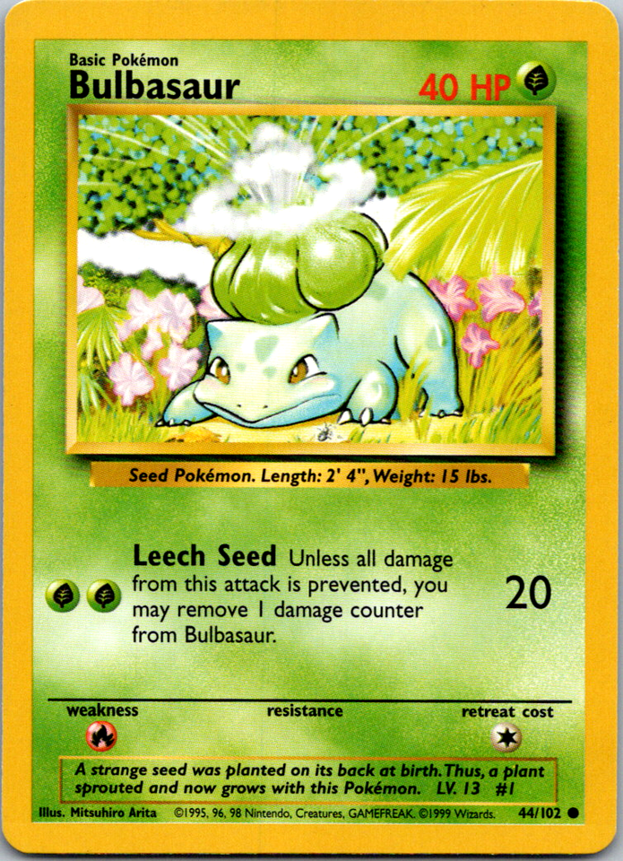 Pokémon Base Set - Choose Your Card 1999 Vintage WoTC - NM/LP All 102 ...