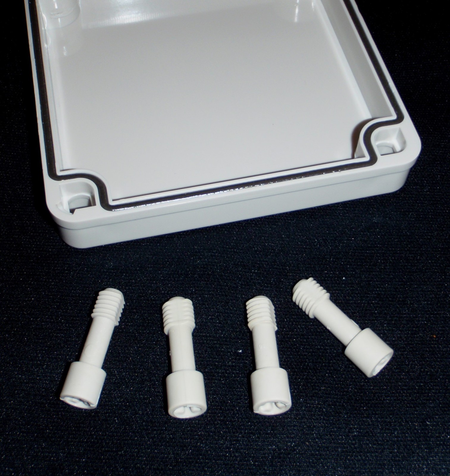 ENCLOSURE 6"x 8"x4" POLYCARBONATE CORROSION RESISTANT J-BOX IP66 TJ-AG ...