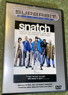 Snatch (DVD, 2002, 2-Disc Set, Superbit Deluxe) Brad Pitt 43396094130| eBay