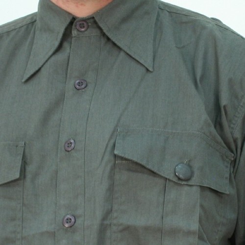 Replica M42 Grey German Army Field Service Cotton Shirt WW2 by RUM ...