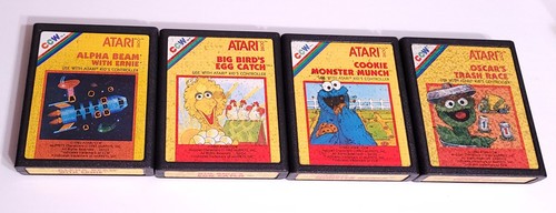 Atari 2600 Alpha Beam Ernie Big Birds Egg Cookie Monster Munch Oscars ...