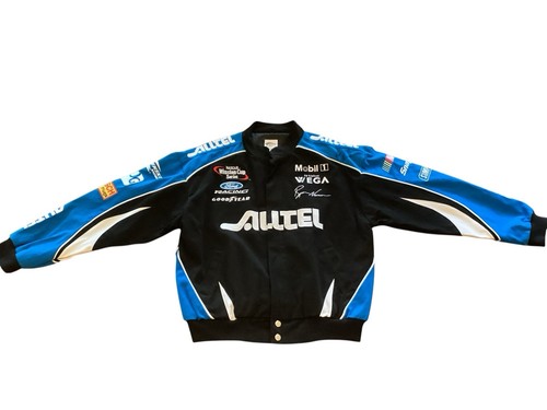 NWT Vintage Ryan Newman Alltel NASCAR Racing Jacket AUTOGRAPHED Mens ...