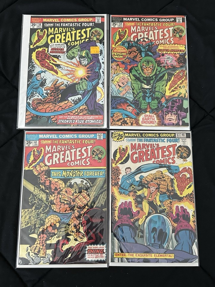 Marvel's Greatest Comics Fantastic Four lot of 20! VG to NM - PICS List ...