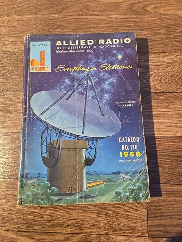 Allied Radio 1958 Catalog #170 Original Inserts Fantastic For Reference ...