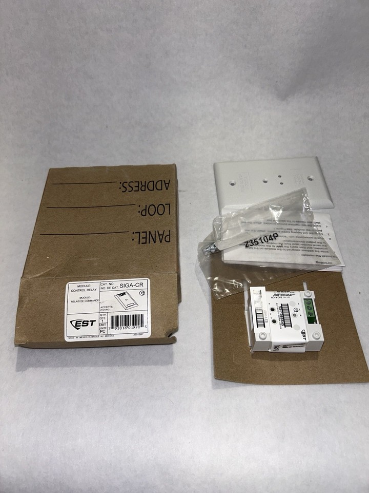 EST Edwards SIGA-CR Fire Alarm Control Relay Module (NEW IN BOX ...