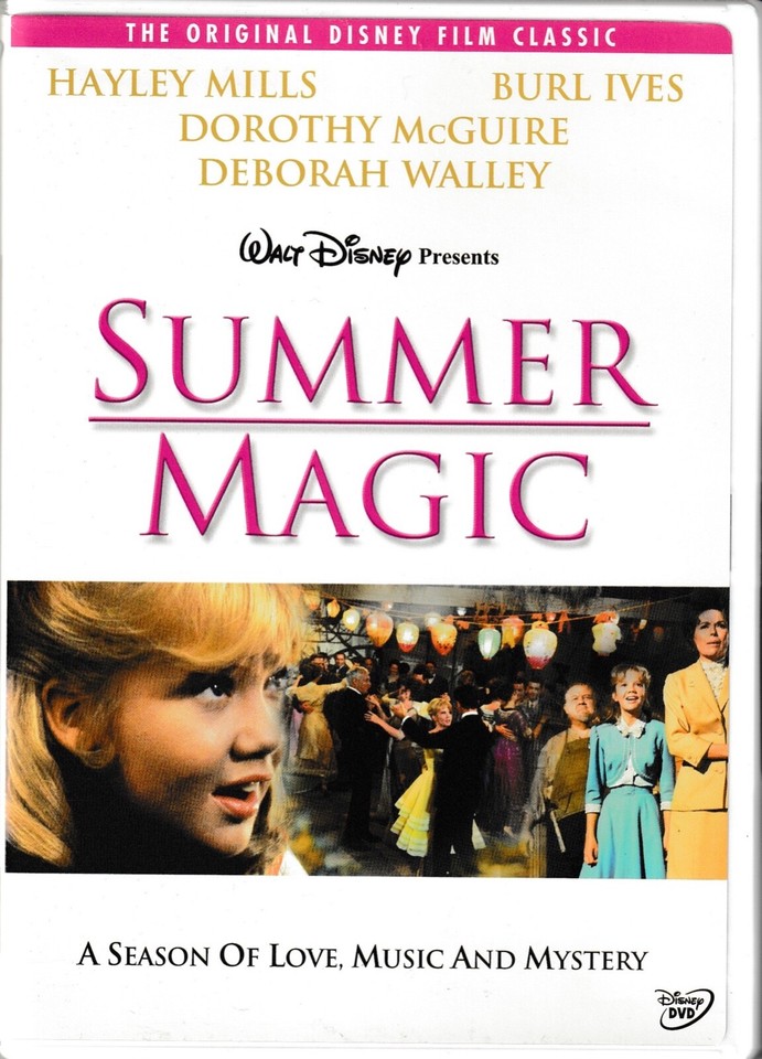 Walt Disney SUMMER MAGIC (1963 Film) OOP DVD Burl Ives HAYLEY MILLS ...