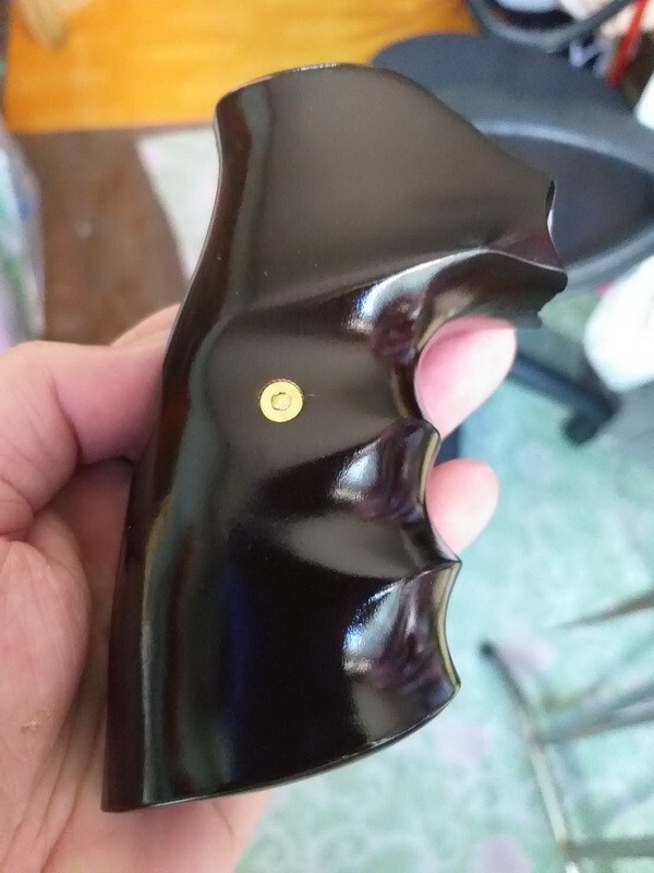 Burgundy Shiny Grips Ruger Security Six/Police Service Six Square Butt ...