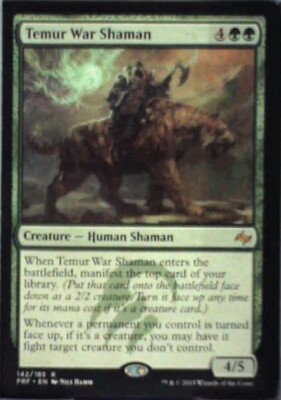 Temur War Shaman - Fate Reforged: #142, Magic: The Gathering Nm R122 | eBay