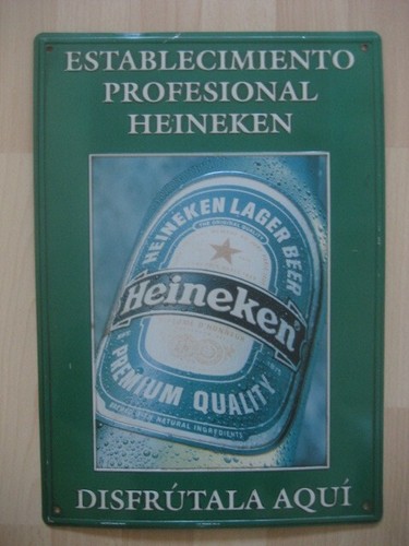 Tin Sign Beer Heineken | eBay