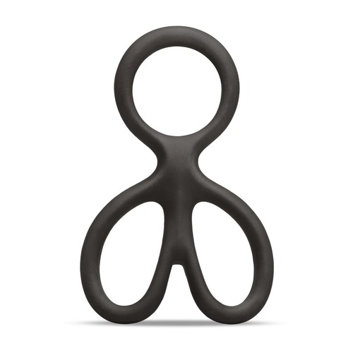 Stretchy Silicone Male Penis Cock Ball Spreader Ring Stretcher Support ...