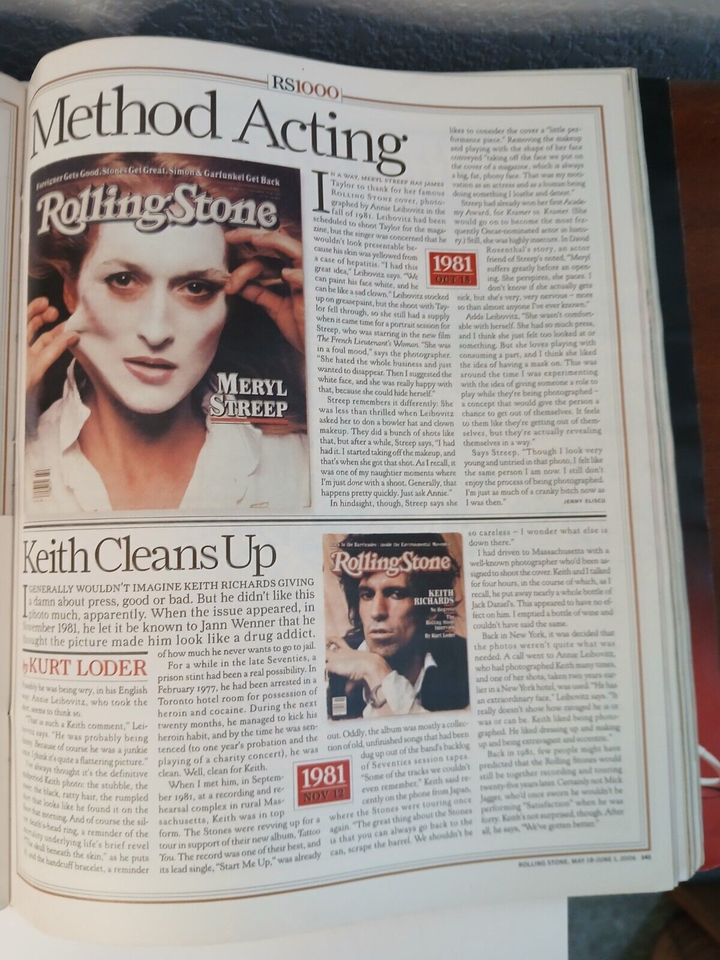 Rolling Stone Magazine #1000 THE 1000TH ISSUE May 18-June 1 2006 GREAT ...